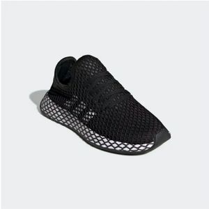 adidas | Shoes | Adidas Black White Stripes Mesh Running Sneakers ...